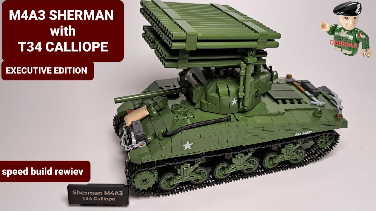 M3A3 SHERMAN with T34 CALLIOPE - EXECUTIVE EDITION- COBI 2569 (speed ...