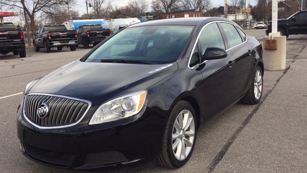 Pre Owned 2017 Buick Verano Sedan 2.4L Rear Camera Black Oshawa ON ...