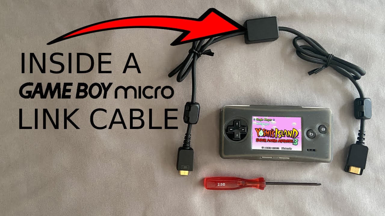 Taking apart a Gameboy Micro LINK CABLE #GameboyMicro - YouTube