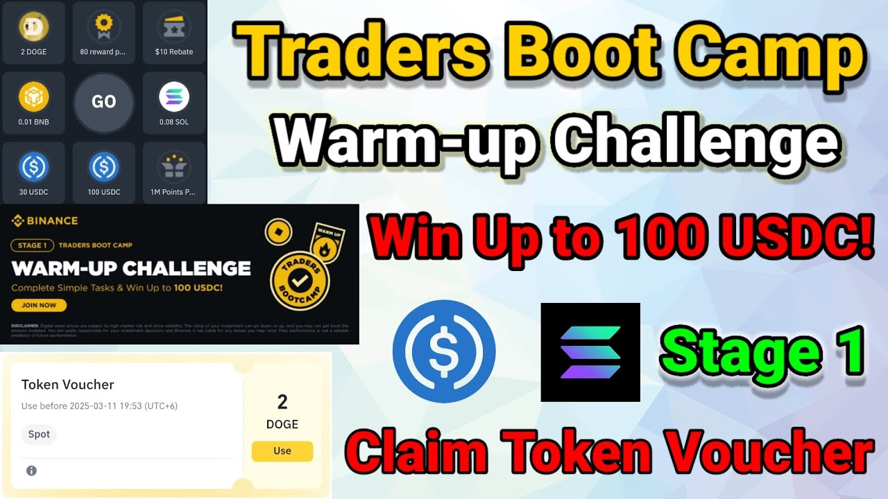 Traders boot camp Binance offer claim free token voucher Claim binance ...