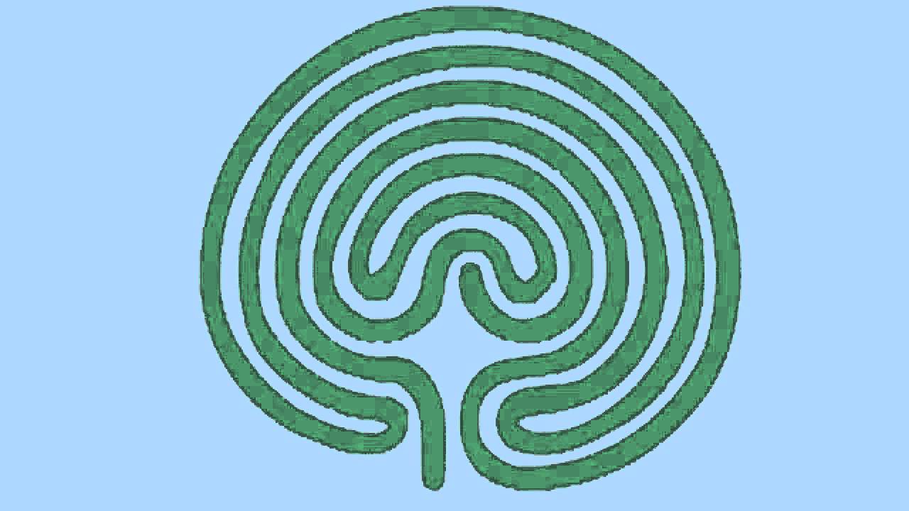 Spiritual Clearing via crete labyrinth tracing activation - YouTube