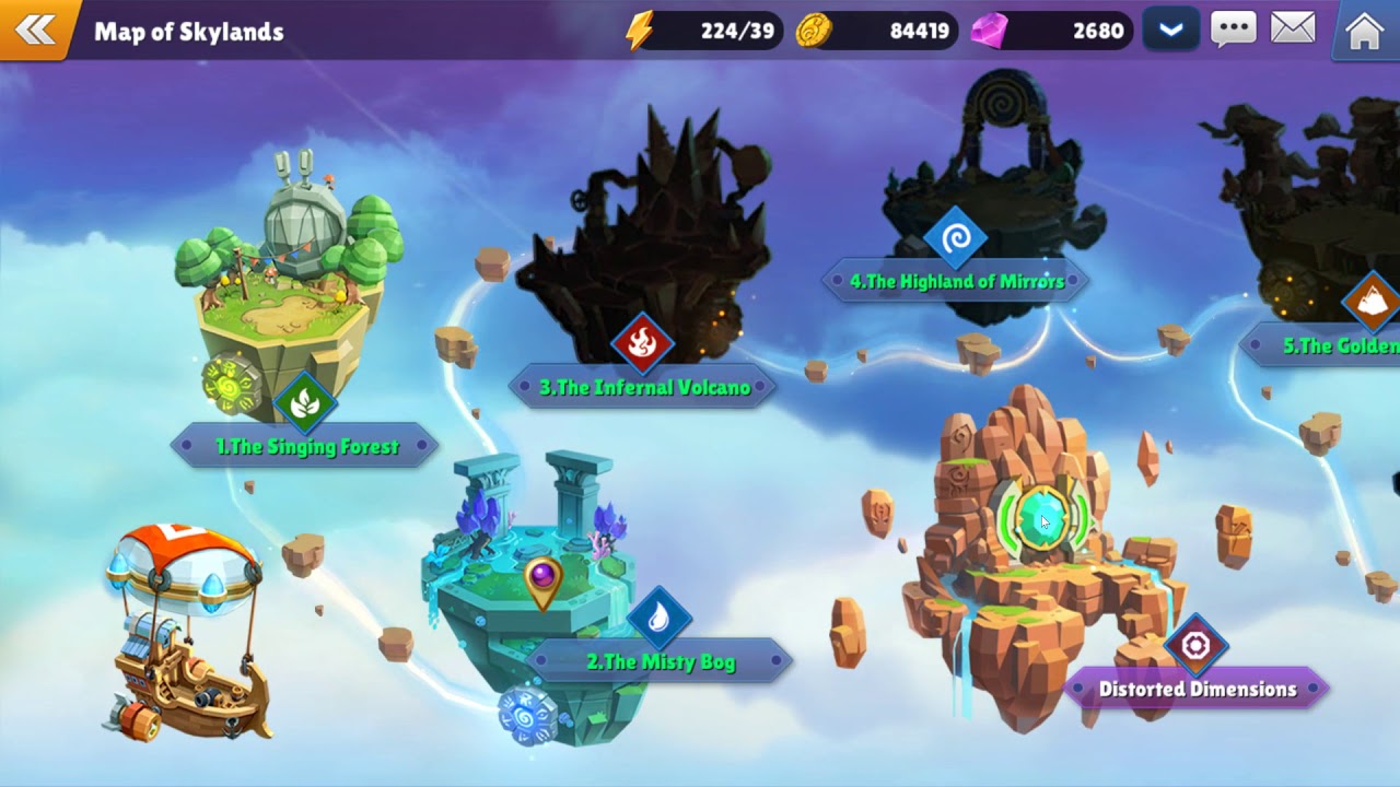 FLOATING ISLANDS in the SKY!? Skylanders™ Ring of Heroes FIRST LOOK ...