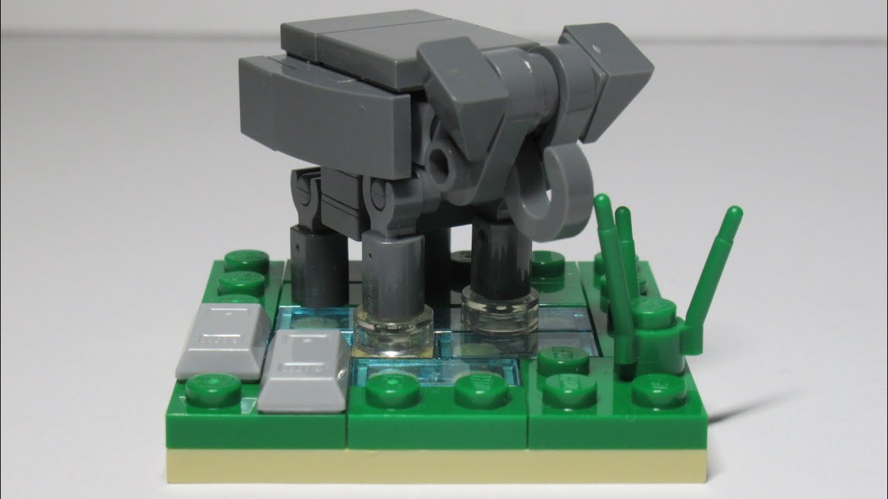 Lego Mini Elephant Tutorial (MOC) - YouTube