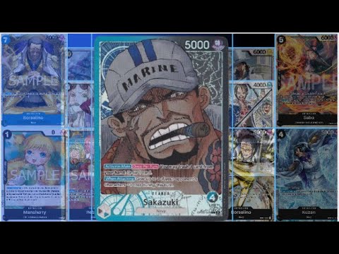 OPTCG, Blue Black Sakazuki Deck Profile! - YouTube