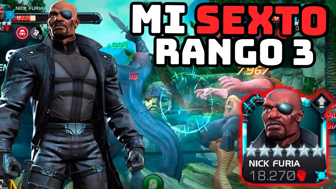 ¡Nick Fury Rango 3 Es Inmortal! - Un Personaje Con Un Daño Y ...