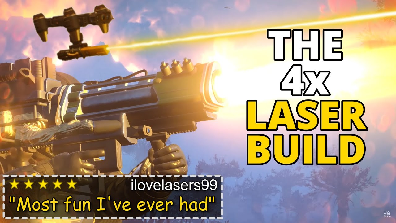 The WALKING LASER GOD Loadout in Helldivers 2 || Never. Stop. Shooting ...