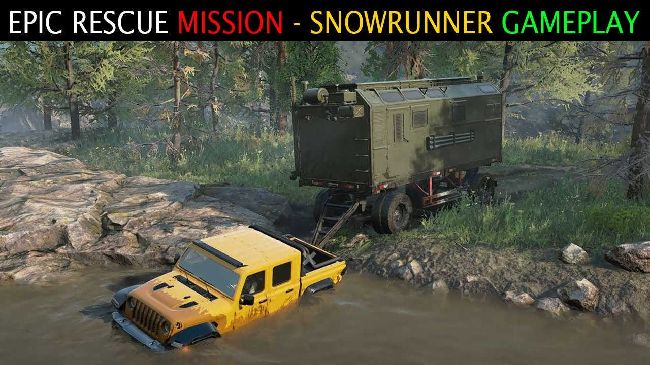 Delivering to Abandoned Mines in SnowRunner : Off-Road Expedition ...