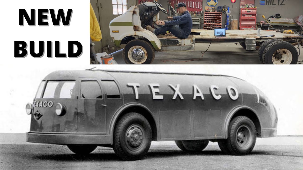 NEW BUILD: 1930's Texaco Doodlebug (futuristic/streamlined) Truck - YouTube