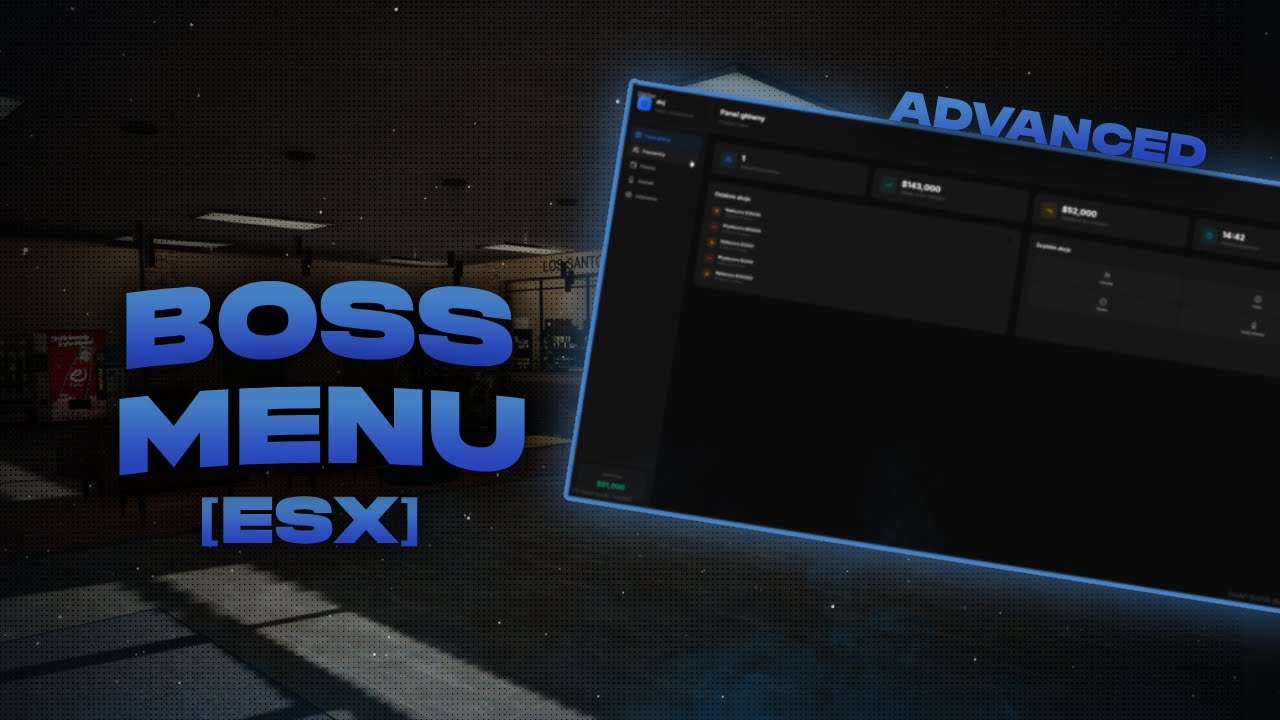 FiveM Advanced Boss Menu | Script [ESX] - YouTube
