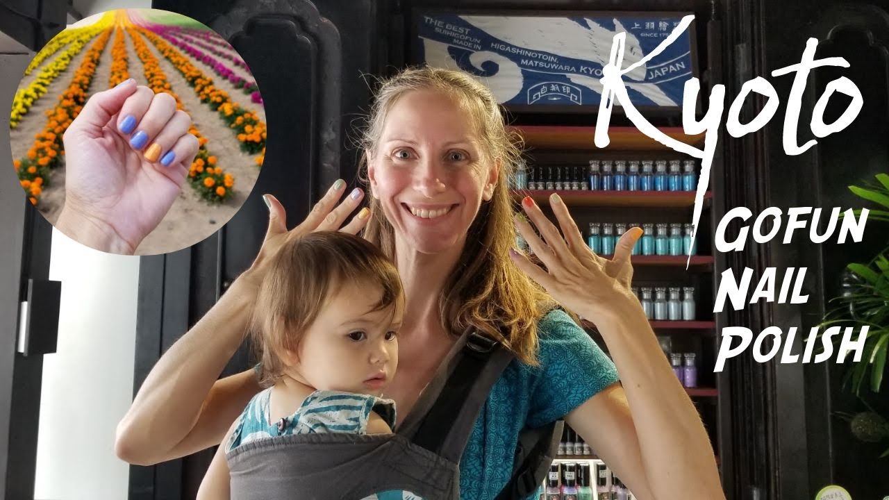 We Visited GOFUN Water-Based Nail Polish in Kyoto, Japan! - YouTube
