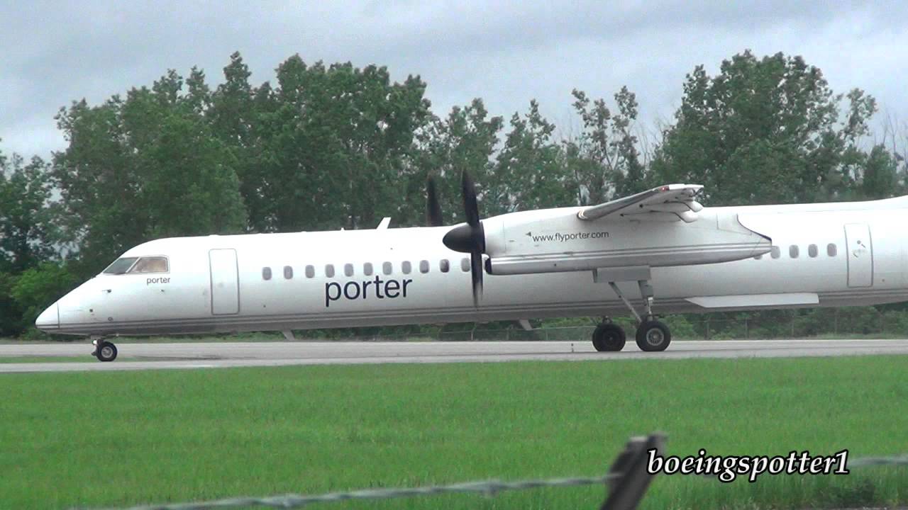Porter Airlines Dash-8 Q400 Takeoff @ CYOW | HD - YouTube