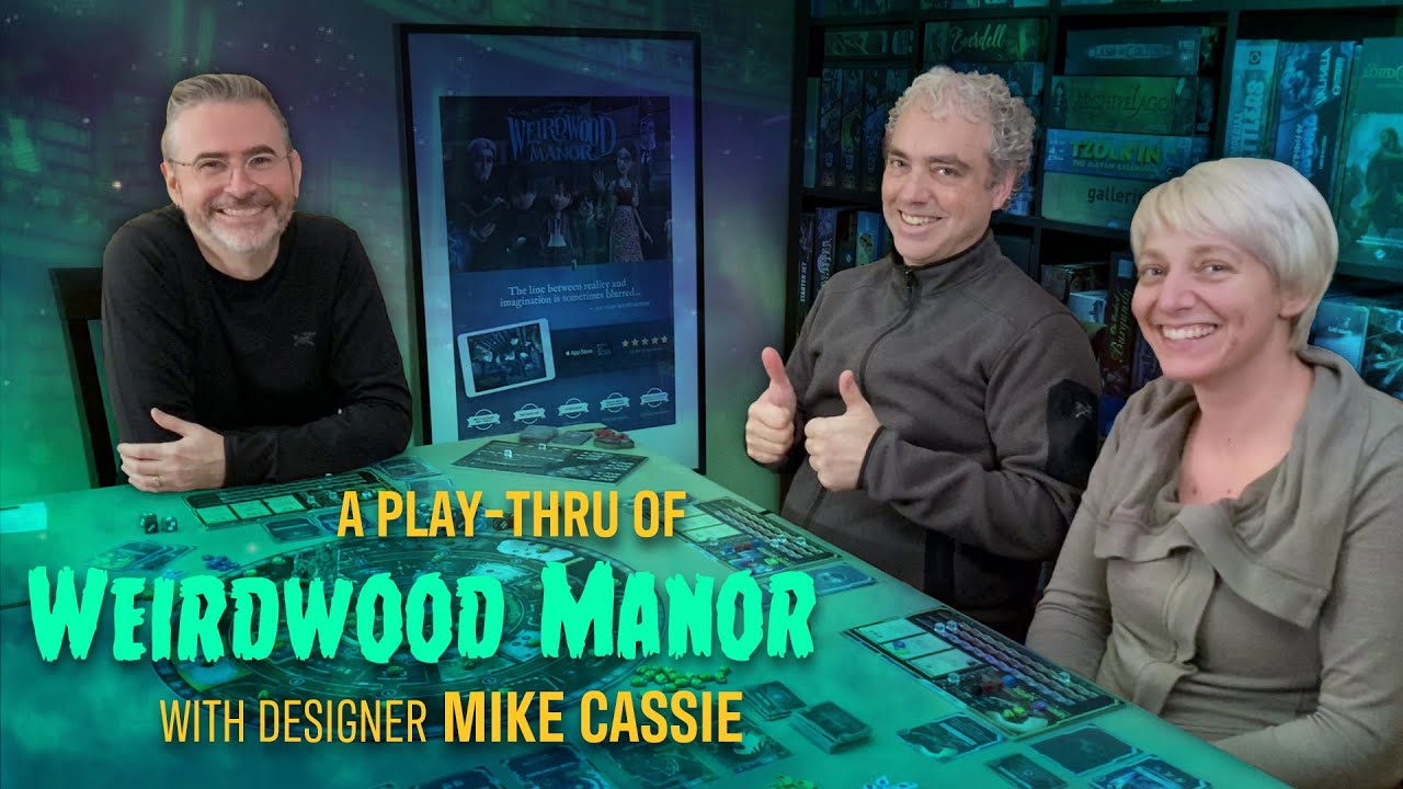 Weirdwood Manor Board Game Play-thru - YouTube