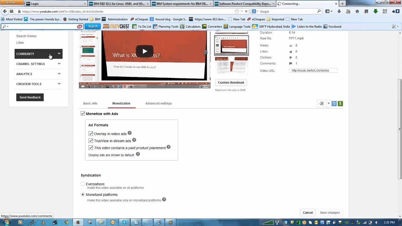 mid roll ads in youtube how to enable - YouTube