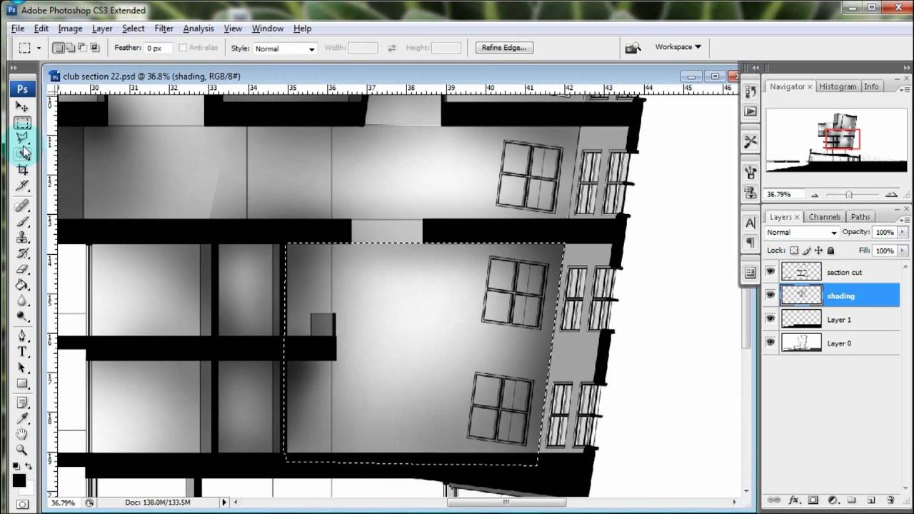 Architectural Illustrations: Quick Sections - YouTube