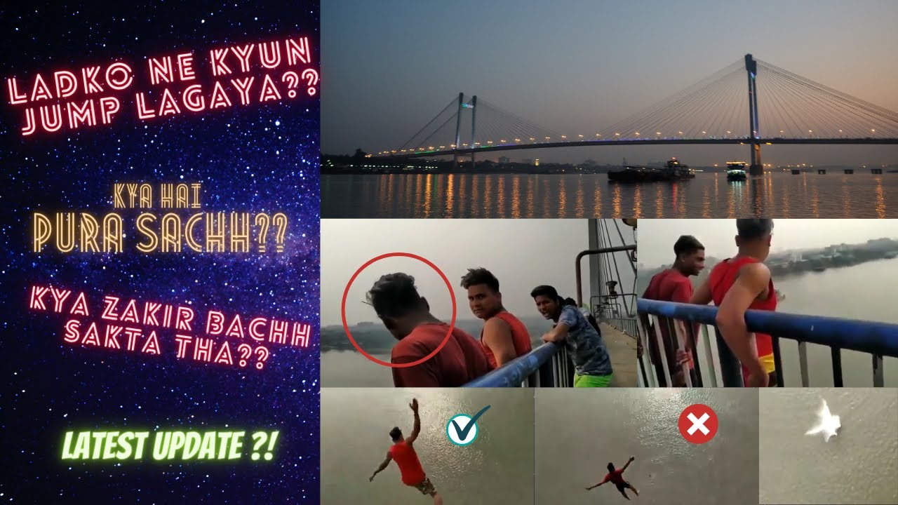 Latest update on live jump from Hooghly bridge | Hugli Setu Jump ...