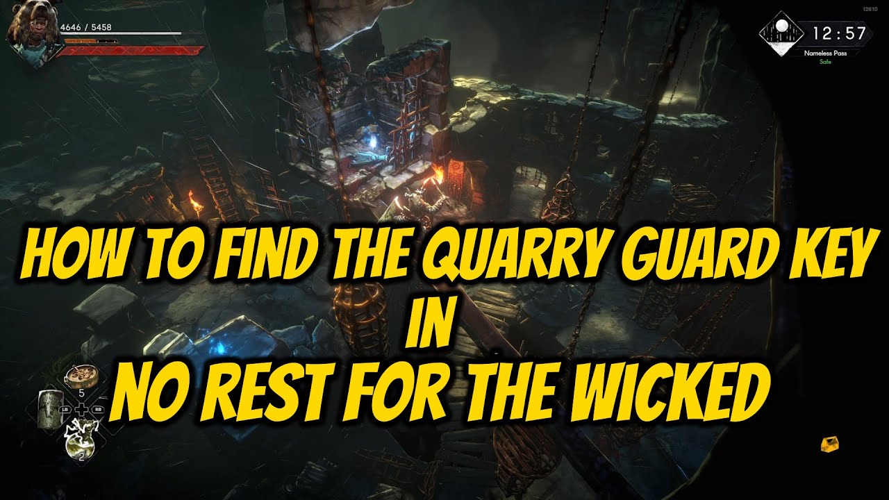 How to get the Quarry Guard Key in No Rest For The Wicked - YouTube