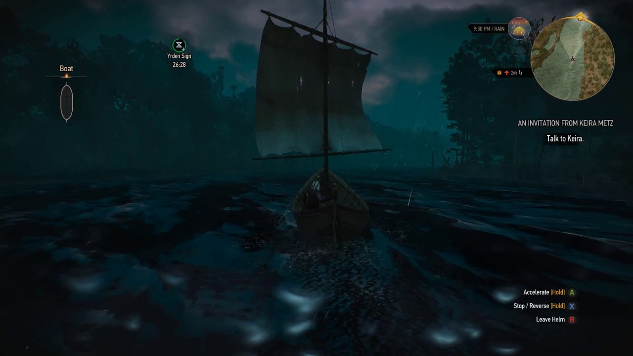 The Witcher 3 Wild Hunt - Travelling with a Boat! - YouTube