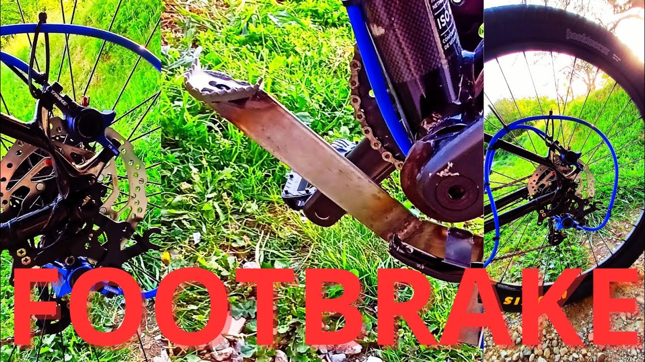 il primo "FOOTBRAKE" per bici al mondo - YouTube