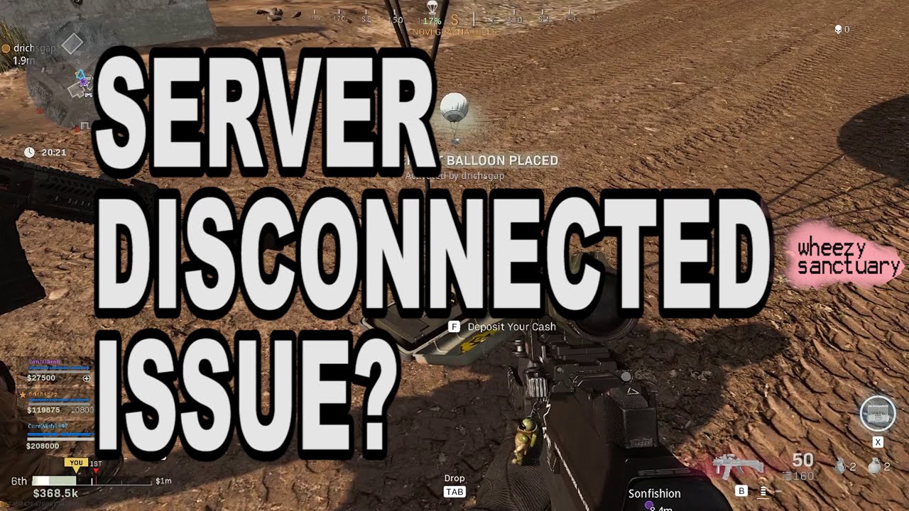 COD WARZONE MIC TEST & BUG SERVER DISCONNECTED - YouTube