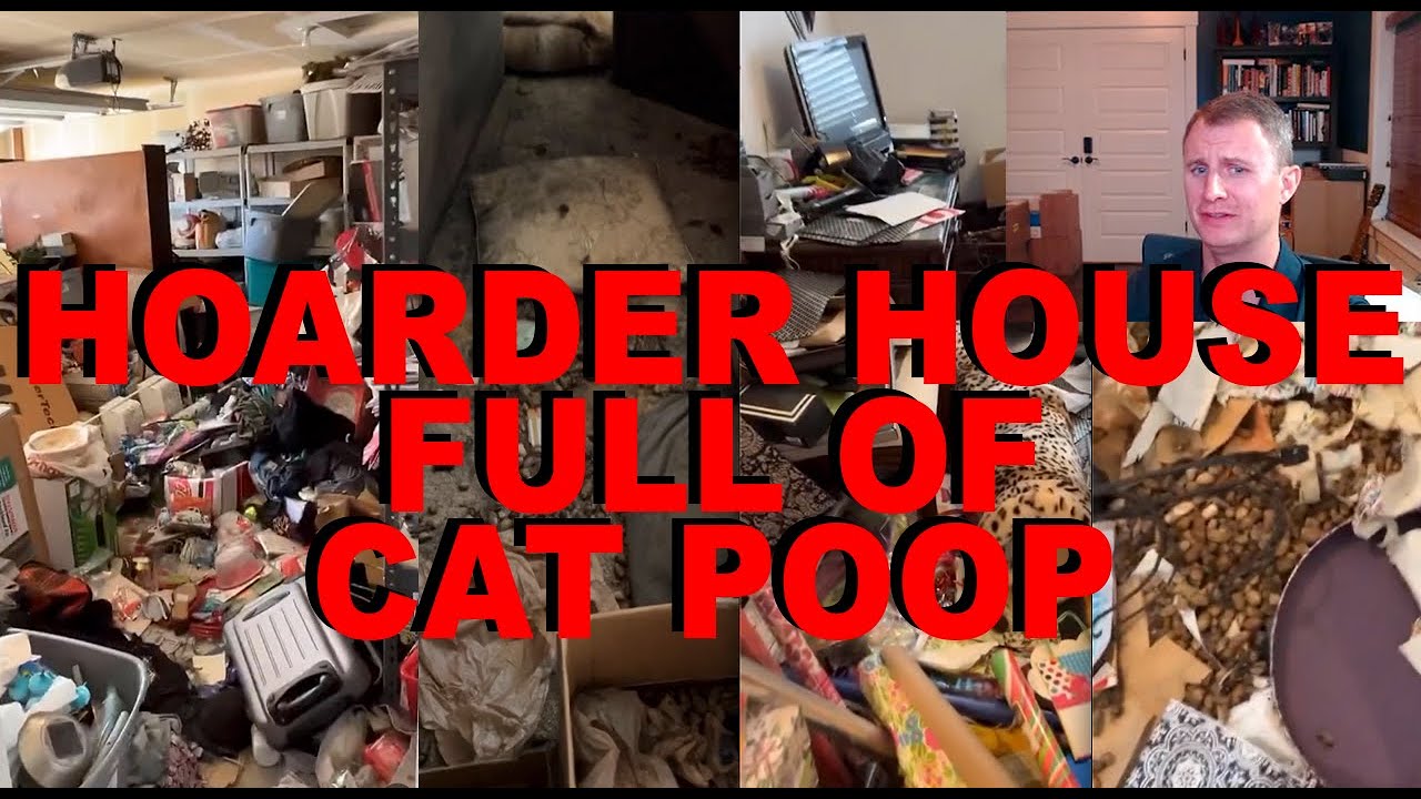 HOARDER HOUSE FULL OF CAT POOP - YouTube