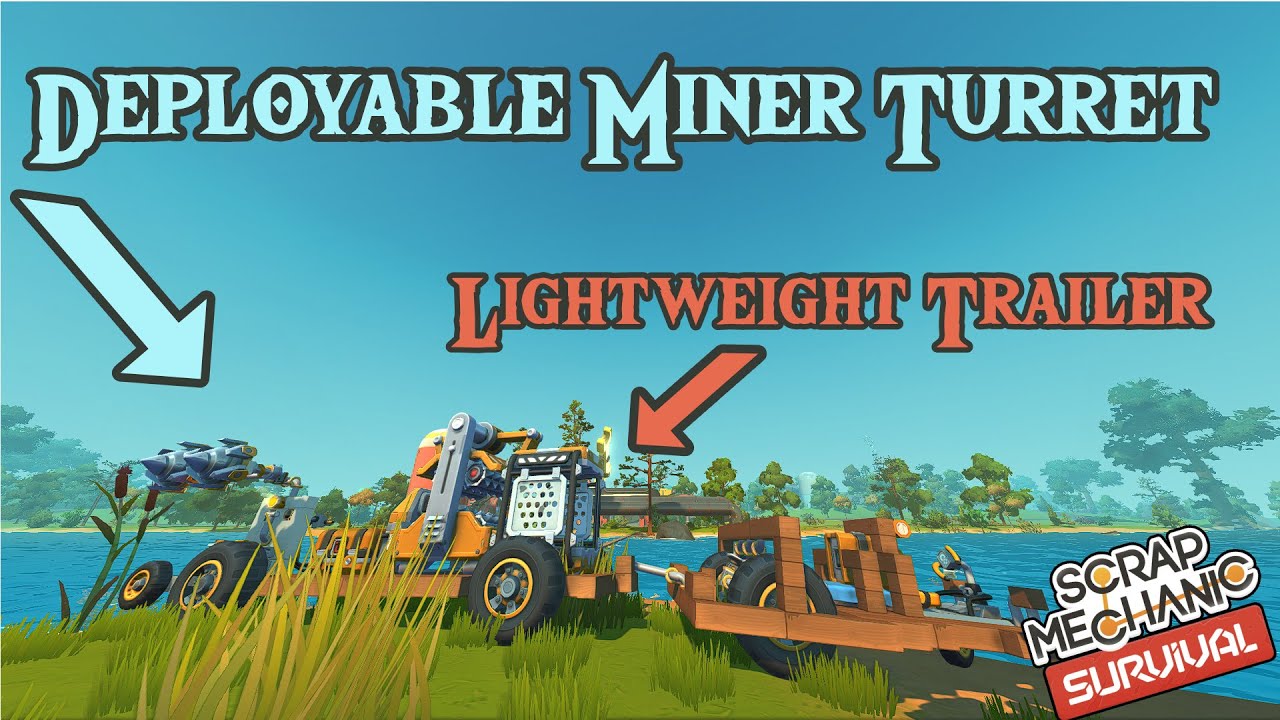 Weldable Miner Turret - Scrap Mechanic Survival ep.5 - YouTube