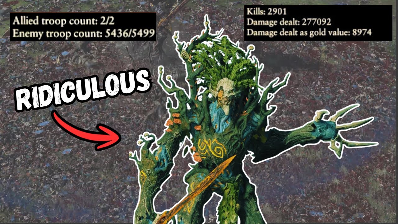 Can 5000 zombies chop down a tree?┃Durthu - Warhammer 3 - YouTube