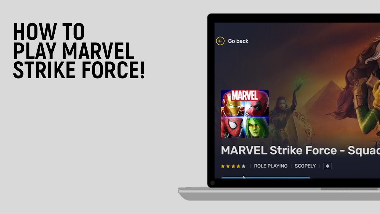 how to play marvel strike force on pc [easy] - YouTube