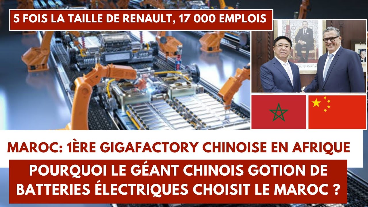 Maroc - Chine : Batteries électriques. Pourquoi Gotion HT a choisi le ...
