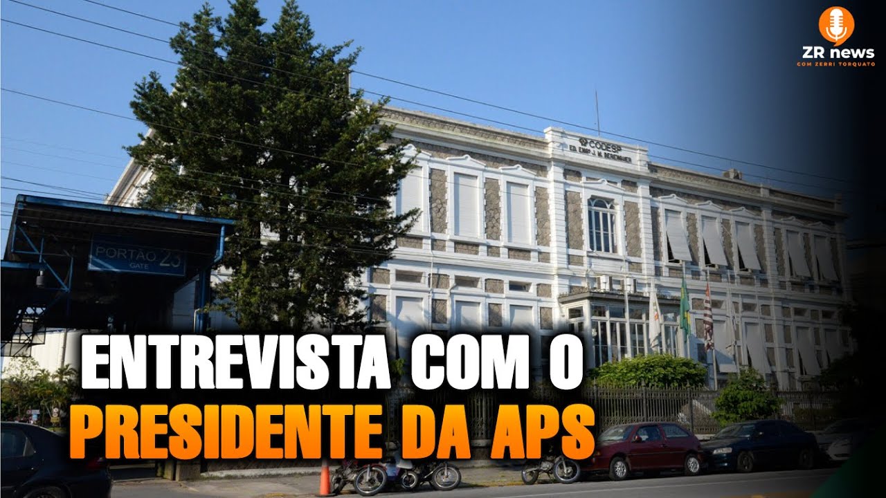 Entrevista com o presidente da Autoridade Portuária de Santos Anderson ...