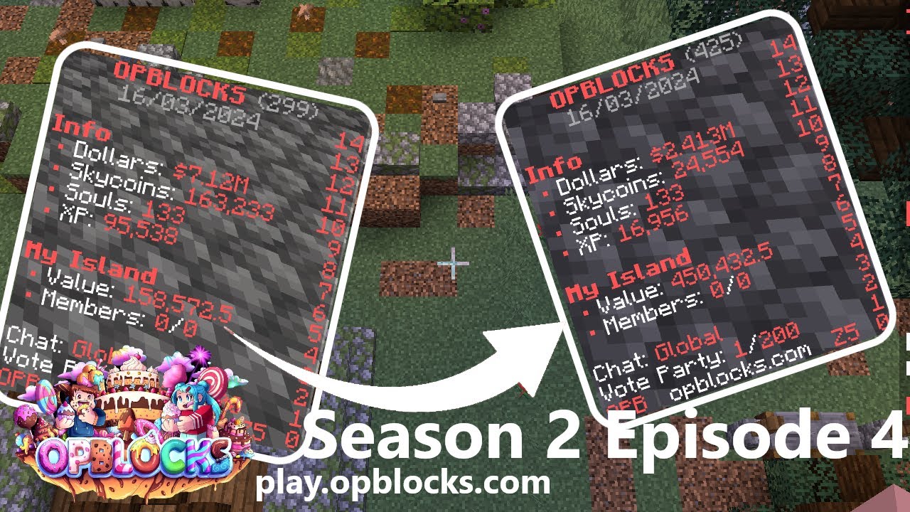 How to increase your Island Value Early Game - Minecraft Skyblock S2 E4 ...