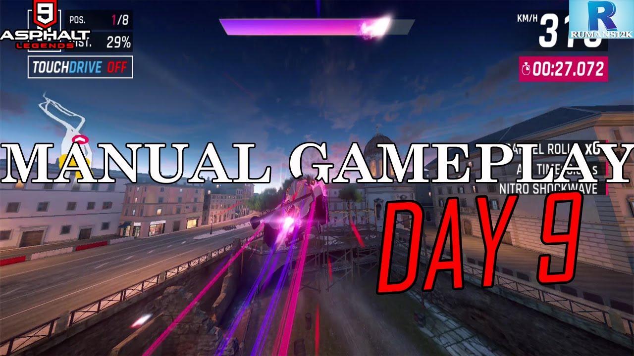 ASPHALT MANUAL GAMEPLAY [DAY 9] | ASPHALT 9 MANUAL CONTROL | ASPHALT 9 ...
