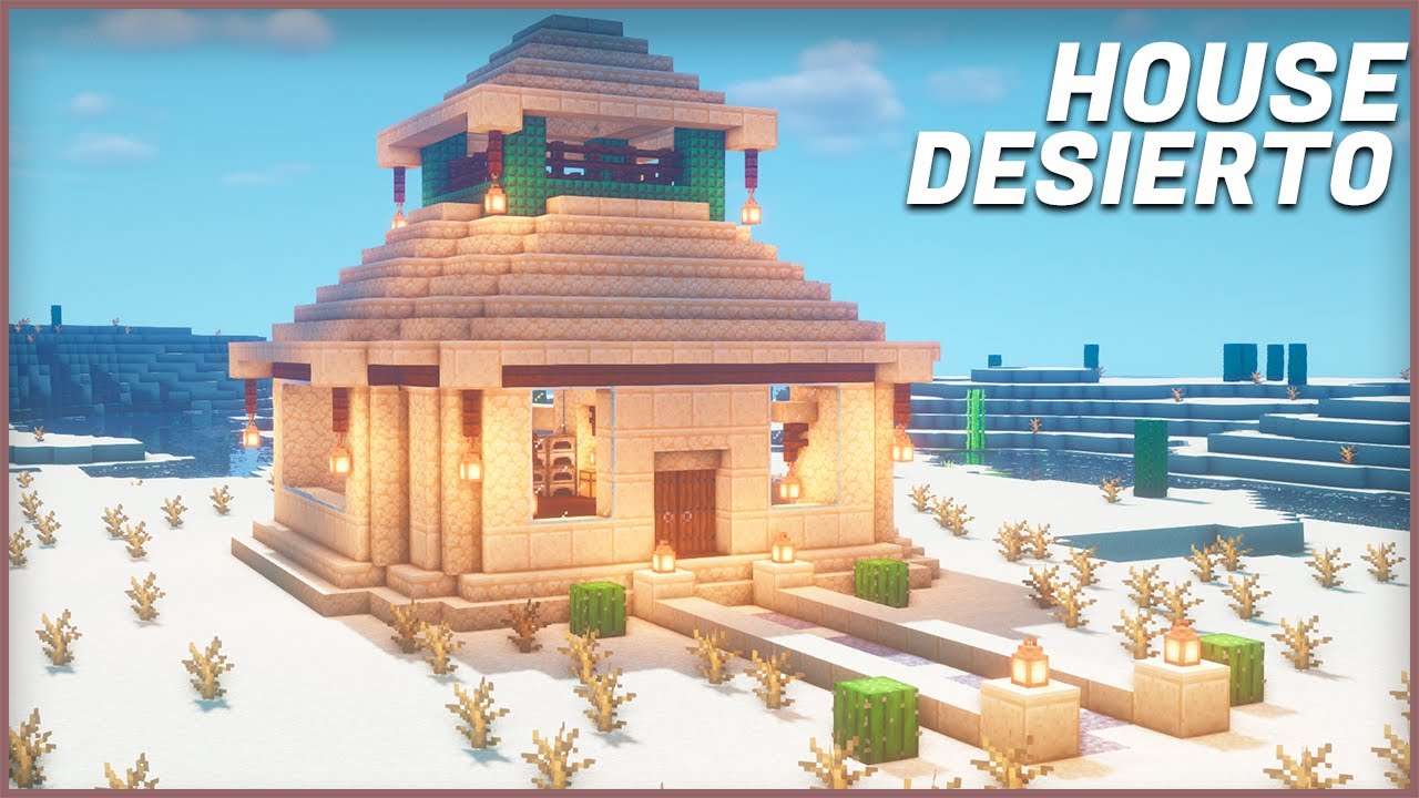 👉 Como Hacer Una Sencilla Casa En El Desierto En Minecraft Youtube