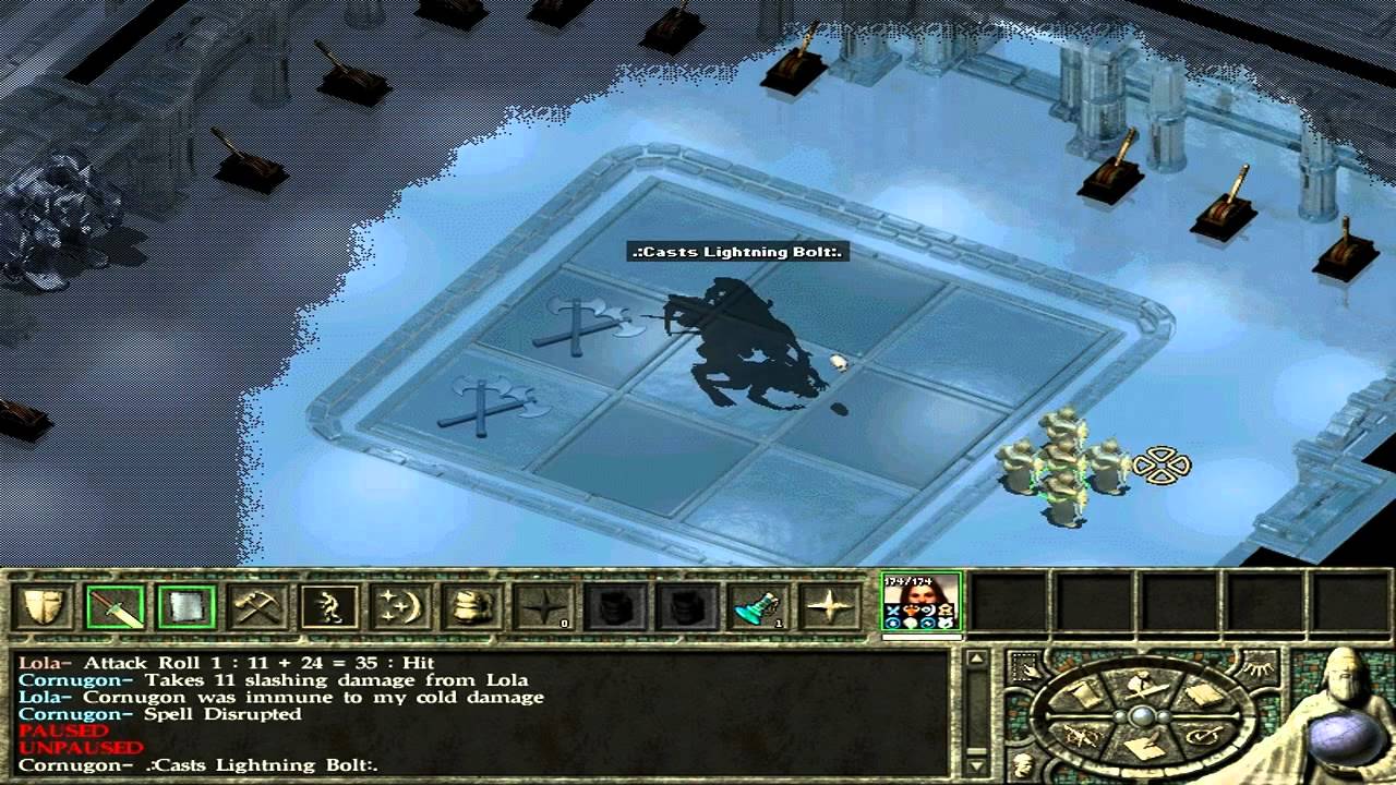 Icewind Dale 2 solo walkthrough part 28: Battle square (levels 7-10 ...