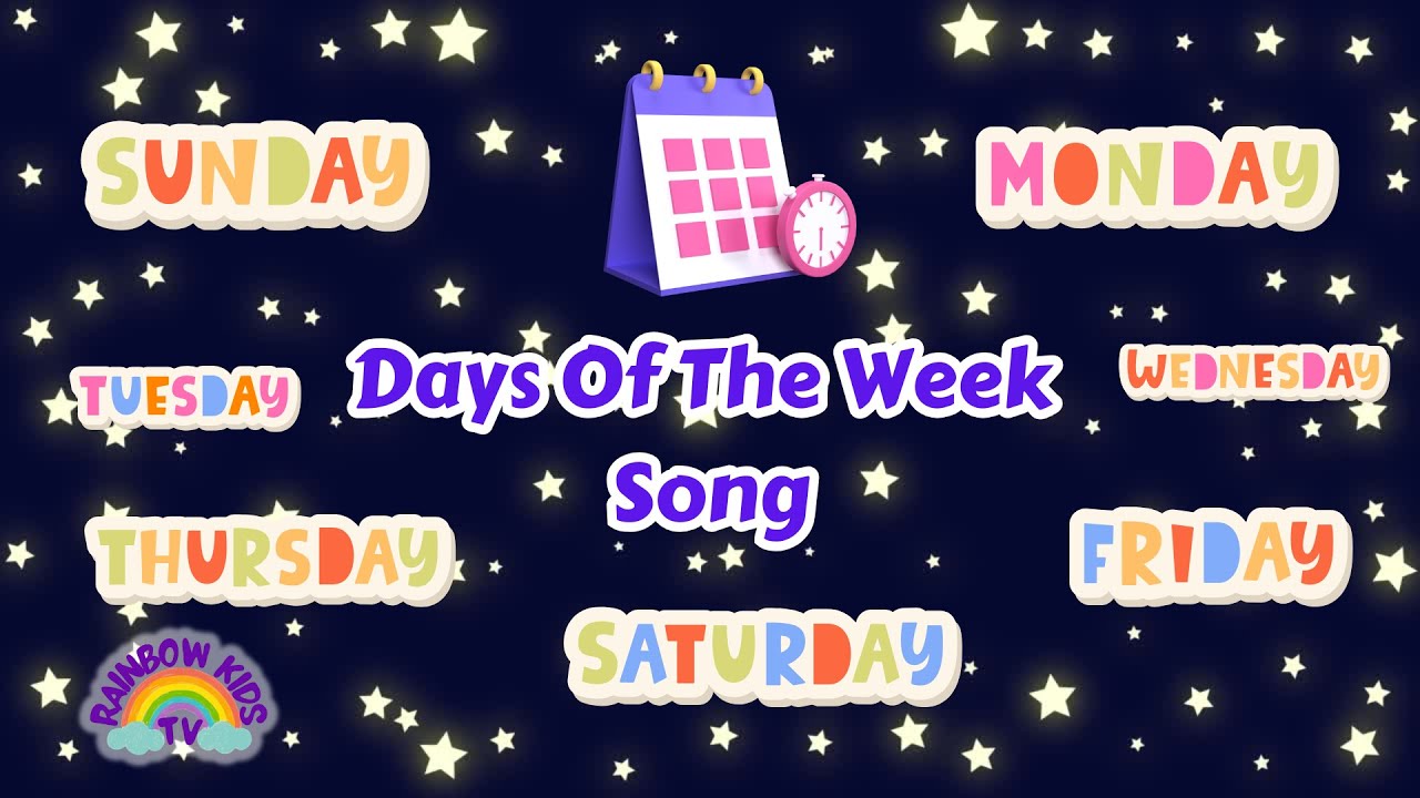 Days Of The Week Song | Rhymes | Kids Songs and Rhymes - YouTube