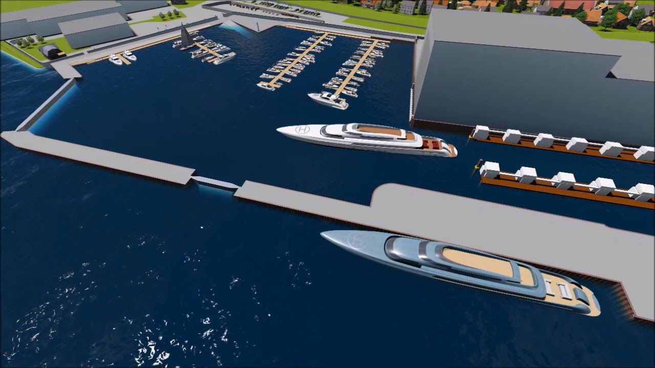 3D Modelling and Visualization of a Shipyard - YouTube