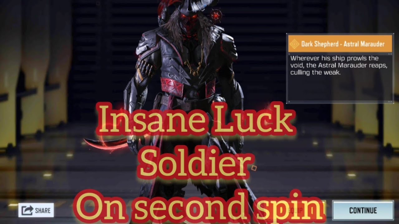 SECOND SPIN INSANE LUCK on VOID VOYAGE Lucky Draw Cod Mobile Codm ...