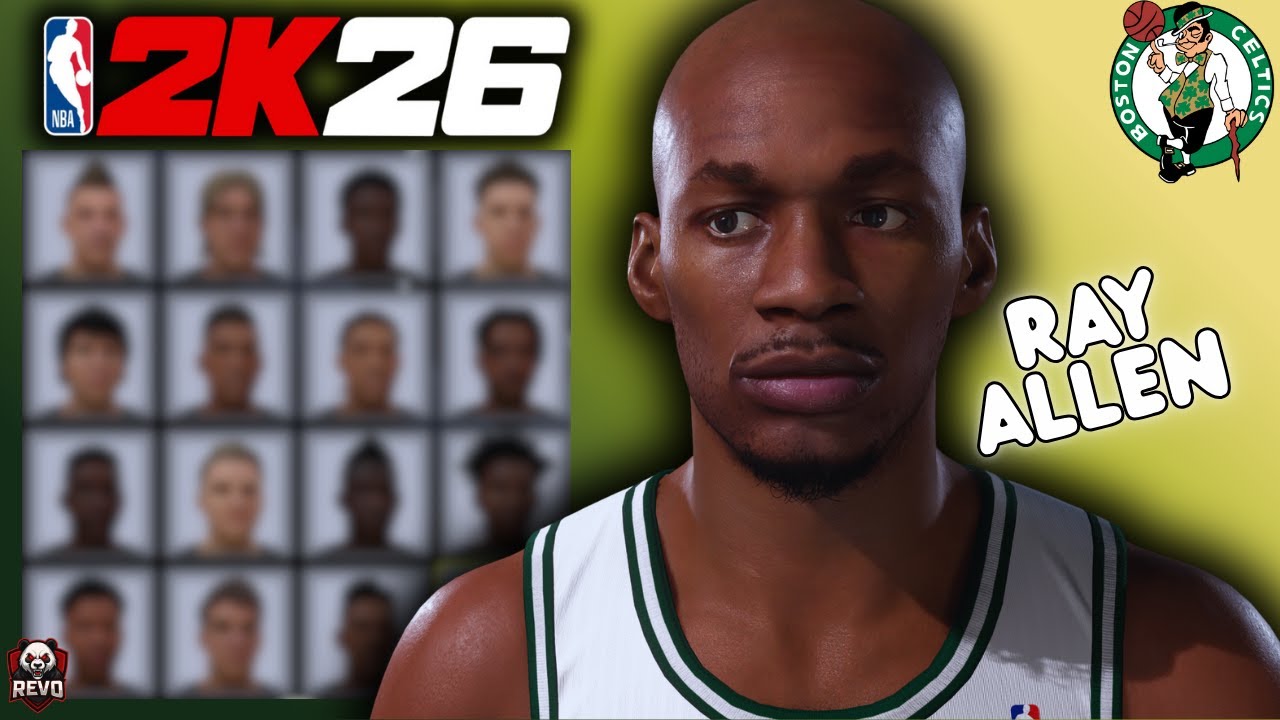 Most Realistic NBA 2k26 RAY ALLEN Face Creation! - YouTube