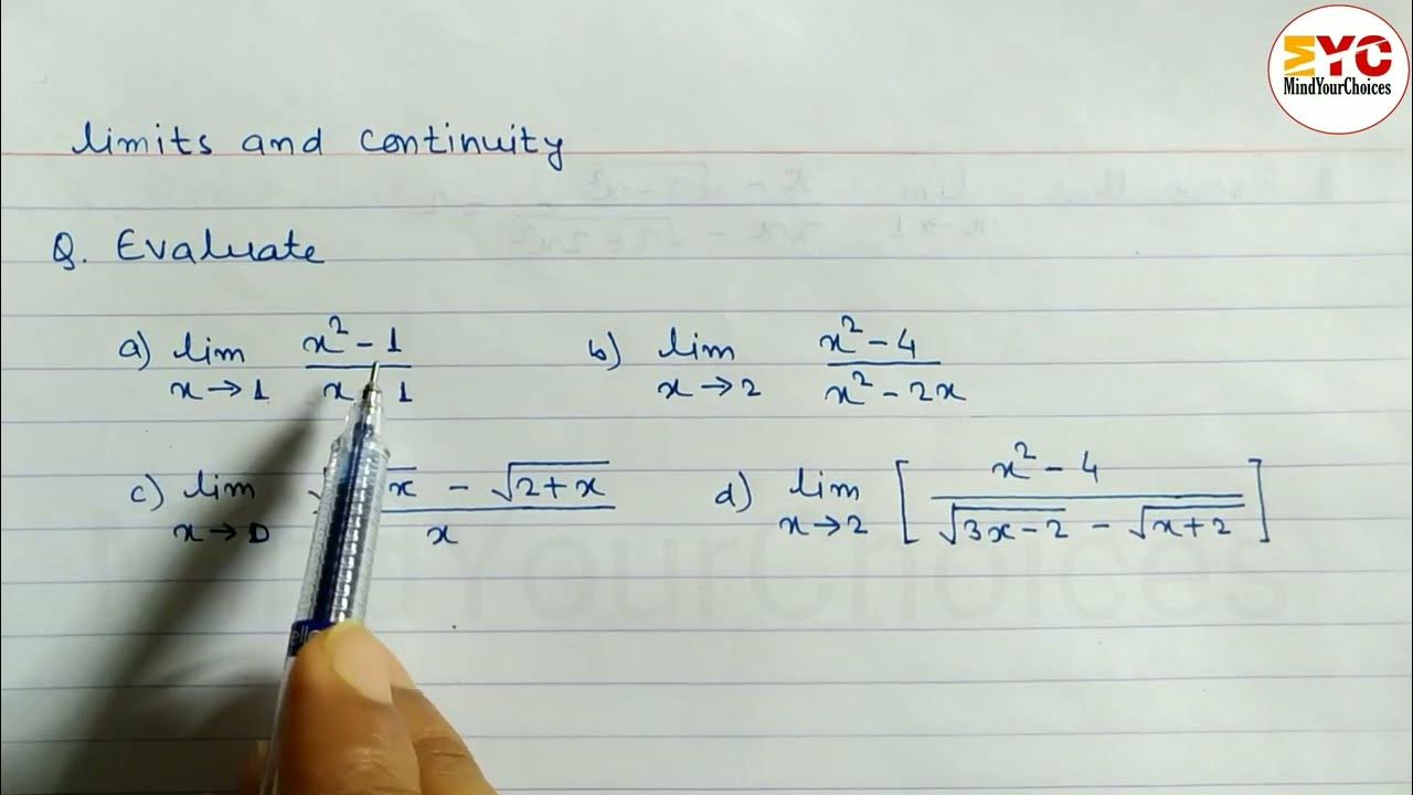 Class 11 Business Math Limits and Continuity #hseb #neb #businessmaths - YouTube