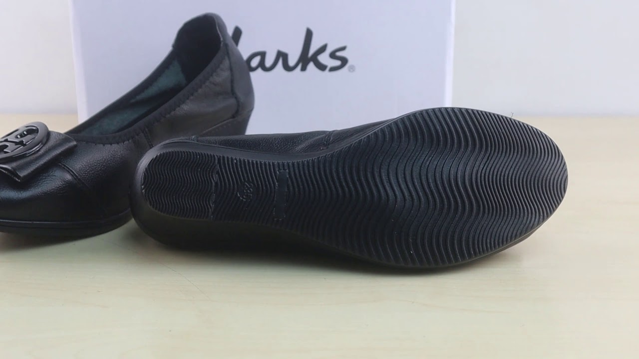 CLARK KODE 683 1 SEPATU KULIT ORIGINAL WANITA - YouTube