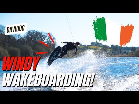 Wakeboarding In Ireland | Cold | Windy | Small Wake | 2023
