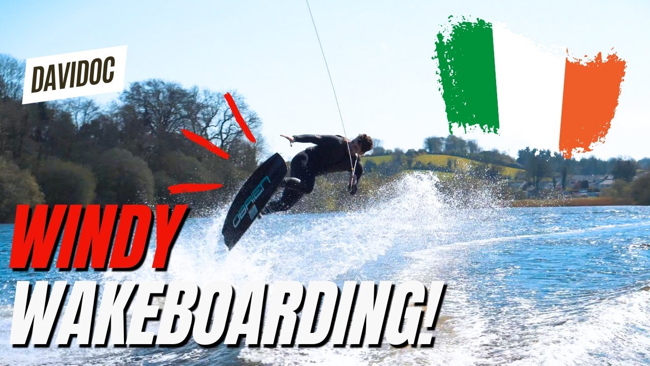 Wakeboarding In Ireland | Cold | Windy | Small Wake | 2023 - YouTube