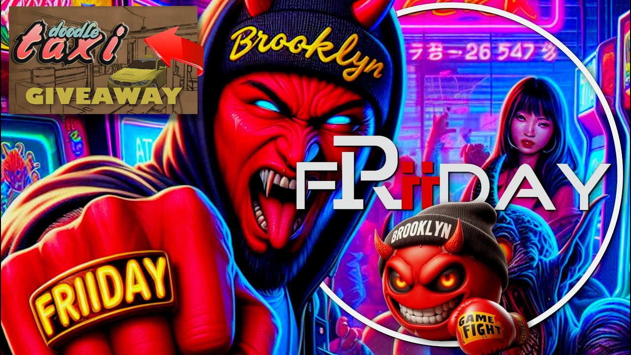 Friday Night Rcade Show - Beat Em' Up! 👊🏻 GAME FIGHT! 🚖 Doodle Taxi ...