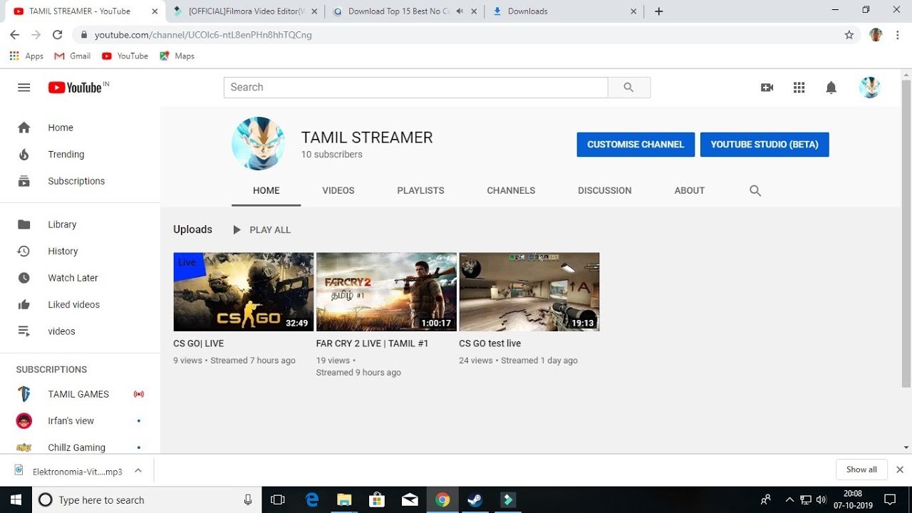 Casual Live || support my Gaming channel - YouTube