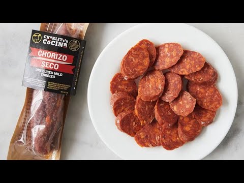Charlito's Cocina Chorizo Seco ~ Dry Cured Mild Chorizo - YouTube