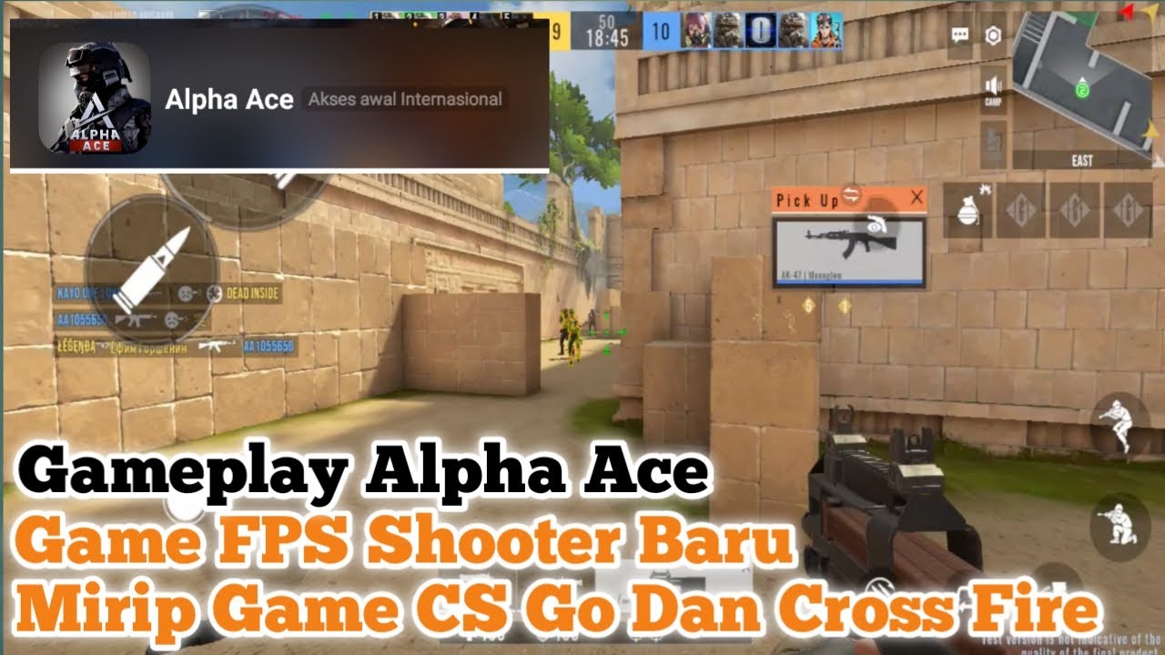Alpha Ace Game FPS Shooter Baru Mirip CS Go Dan Cross Fire - YouTube