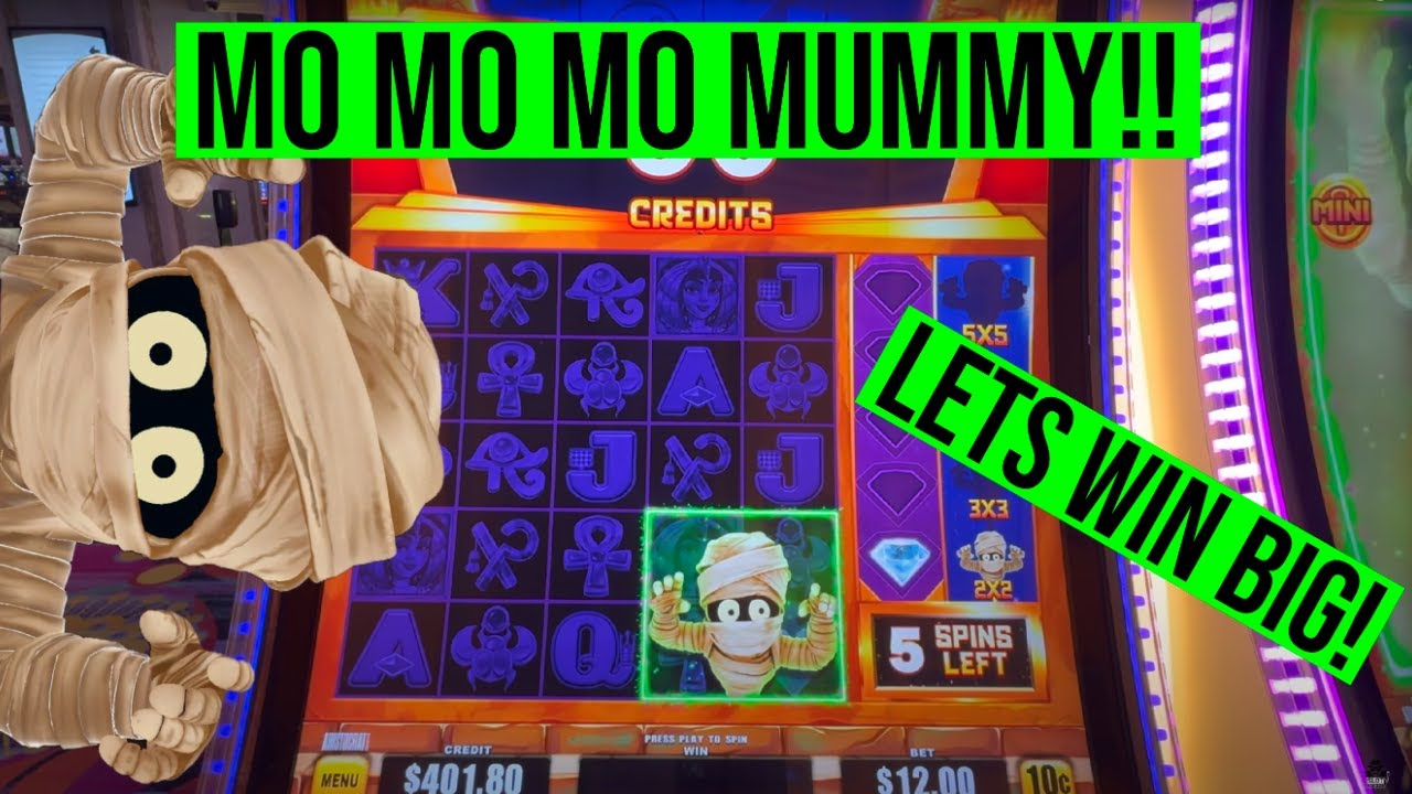 TRYING TO WIN BIG ON NEW MO MO MO MUMMY SLOT! - YouTube