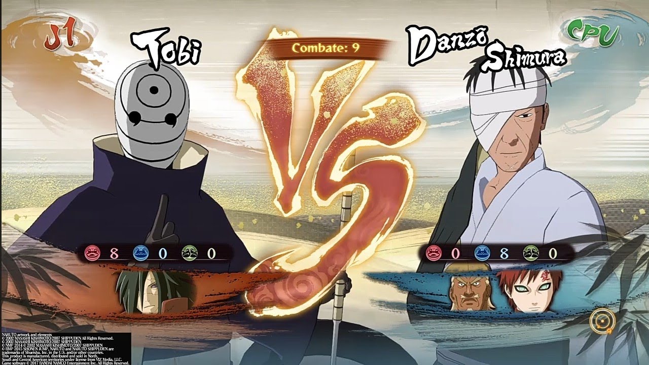 Tobi vs Ay Gaara y danzo en superdificil #naruto - YouTube