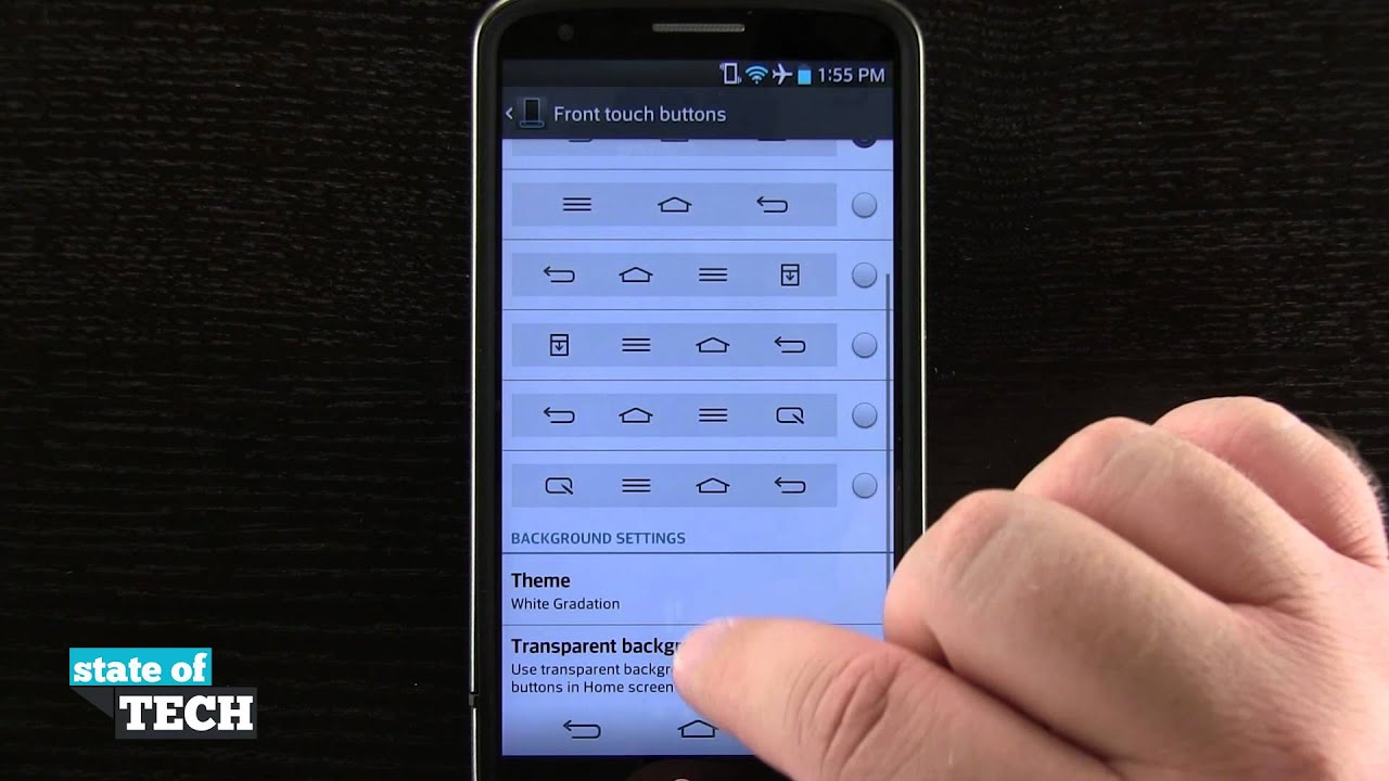 LG G2 Quick Tips - Customize the Front Touch Buttons - YouTube