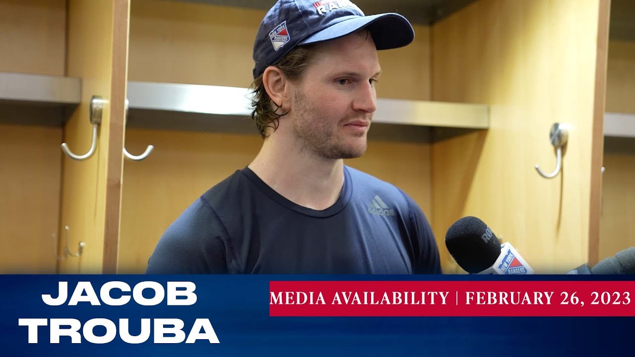 New York Rangers: Jacob Trouba Postgame Media Availability | Feb. 26 ...