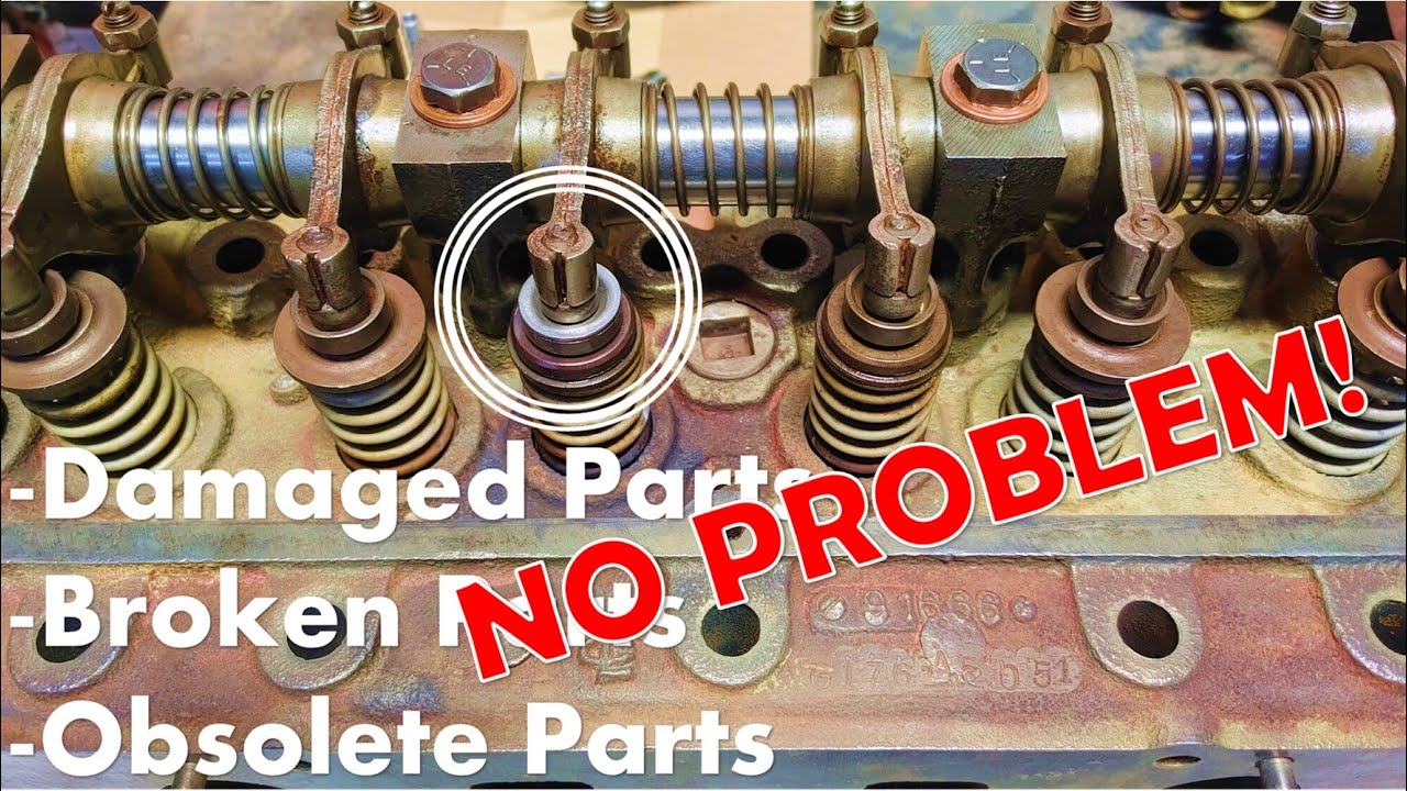 Fabricating Obsolete Massey Ferguson 165 Parts - Continental G176 - And ...